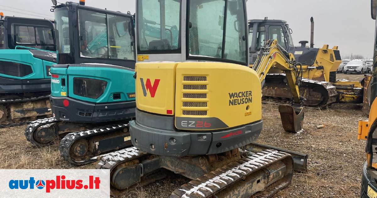 Wacker Neuson EZ26, mini ekskavatoriai 2019 m., | A29668277