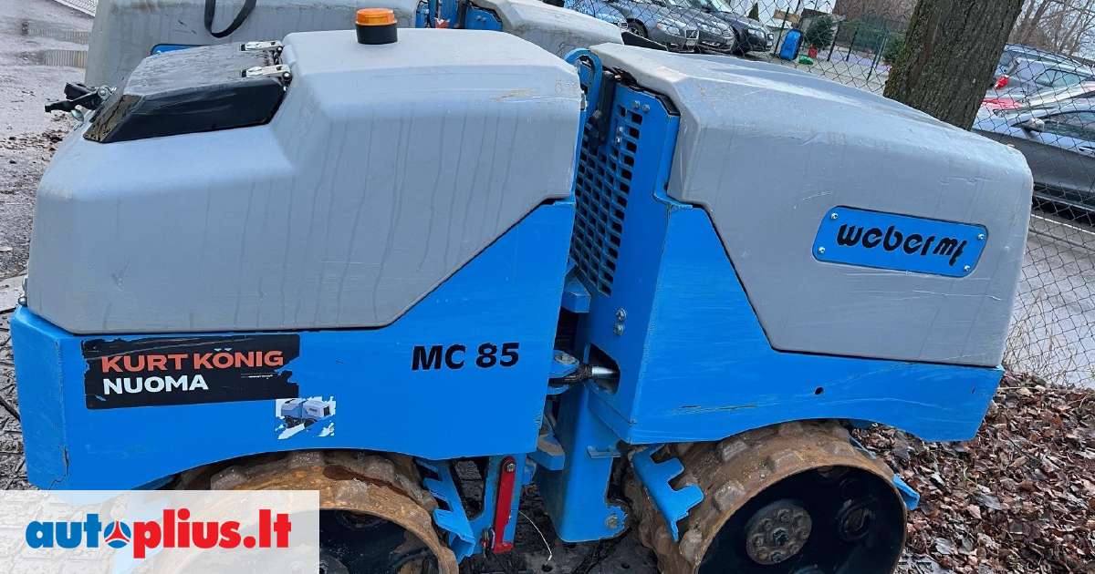 Weber Tranšėjinis volas MC85, vibro technika 2024 m., | A29692645