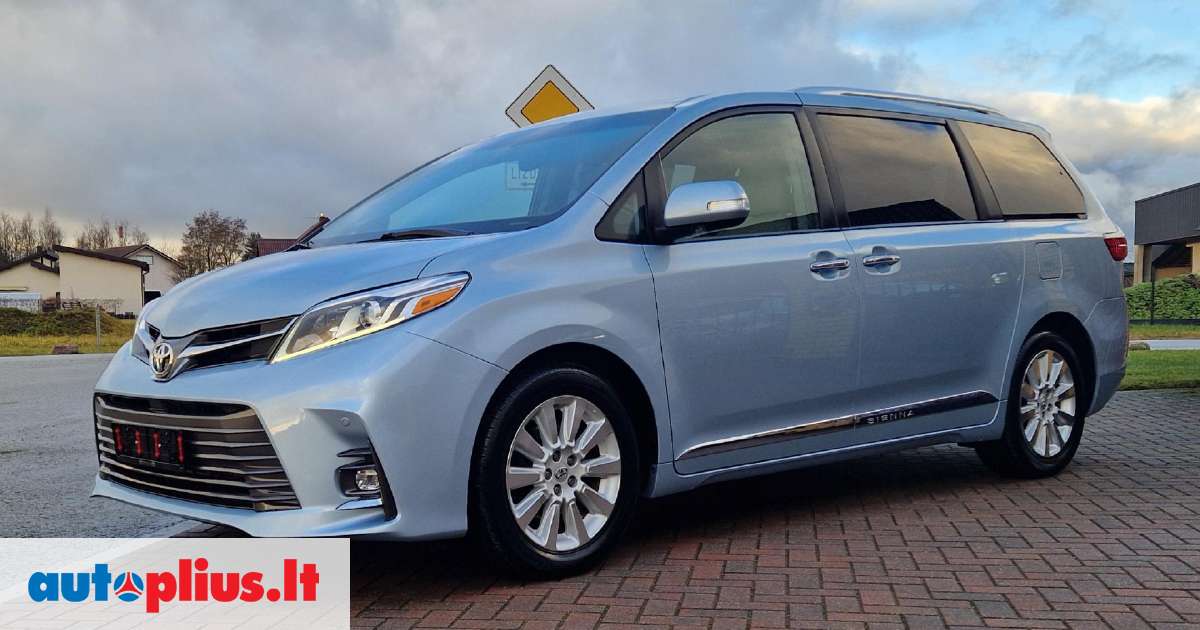 Toyota Sienna, 3.5 l., mpv / minivan 2015-12 m., | A29698841