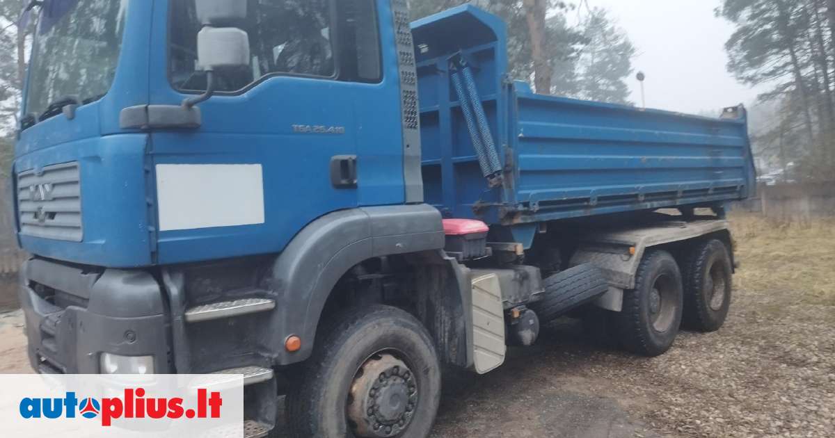 MAN TGA 410, savivarčiai 2004-12 m., | A29711213