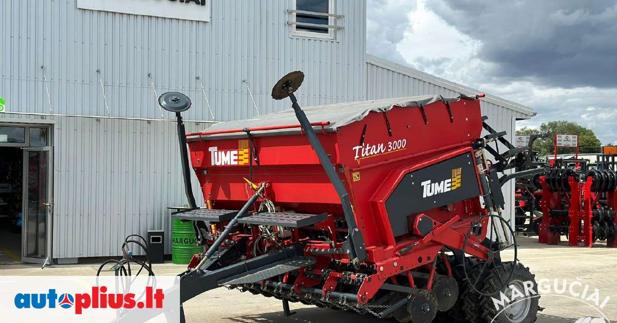 Tume Titan 3000, 3 m., sėjamosios, sodinamosios 2016 m., | A29722193