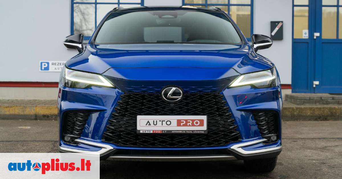 Lexus RX 450h+, 2.5 l., visureigis / krosoveris 2024-02 m., | A29720379