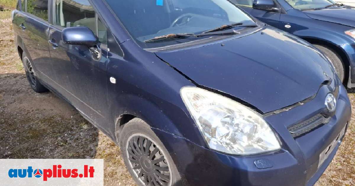 Toyota Corolla Verso dalimis. 2025 12 27 pigios dalys utenoje ...
