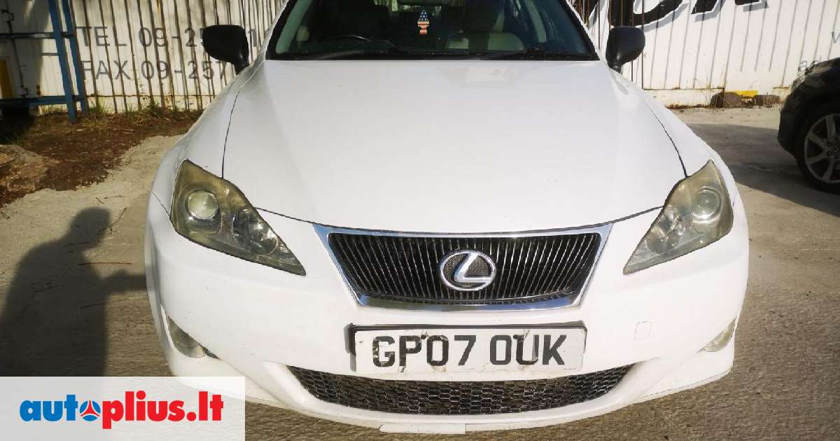 Lexus IS klasė rezerves daļās. 2026 1 07 pigios dalys utenoje ...