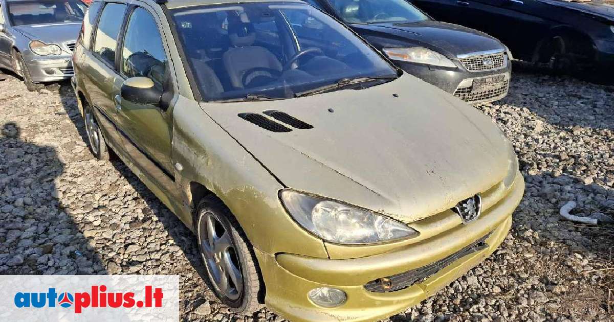 Peugeot 206 по частям. 2025 12 23 pigios dalys kaune 37068744056 ardoma ...