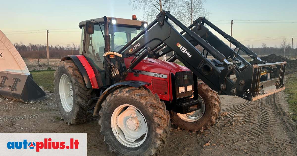 Massey Ferguson 4370, tractors 2003 m., | A29732851