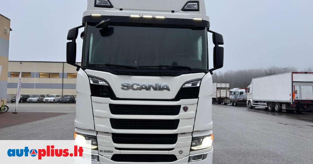 Scania R580, važiuoklės 2018-03 m., | A29742905