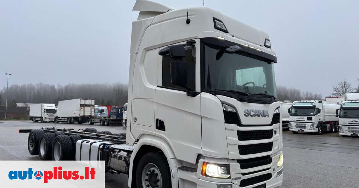 Scania R580, važiuoklės 2018-03 m., | A29742905