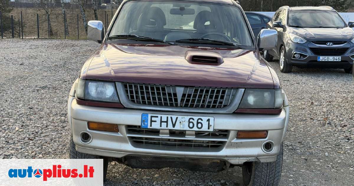 Mitsubishi Pajero Sport, 2.5 l., off-road / crossover 1999-07 m ...