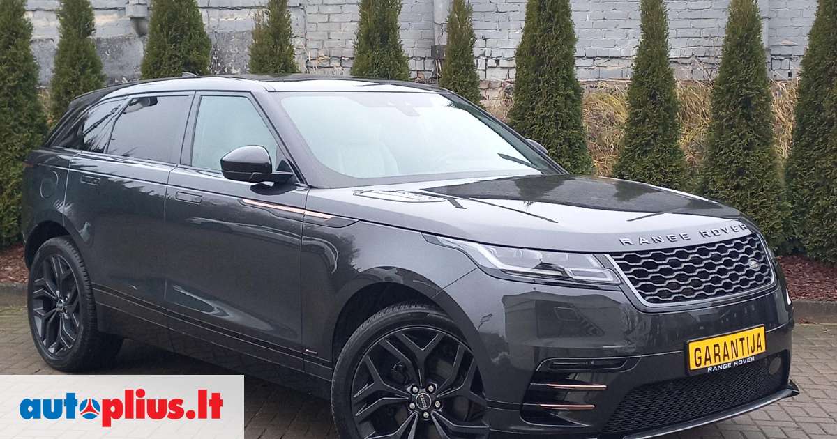 Land Rover Range Rover Velar, 2.0 l., visureigis / krosoveris 2018-07 m ...