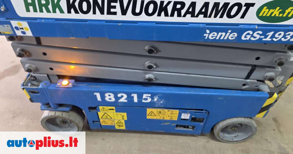 Genie Gs 1932, žirkliniai keltuvai 2024-03 m., | A29756779