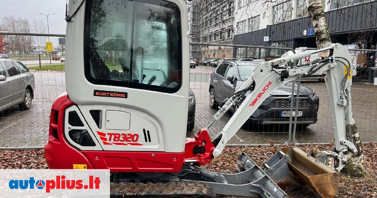 Takeuchi TB320 su POWERTILT, ekskavatoriai 2024 m., | A29763899