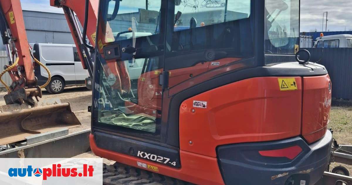 Kubota KX027-4, mini ekskavatoriai 2023 m., | A29764385