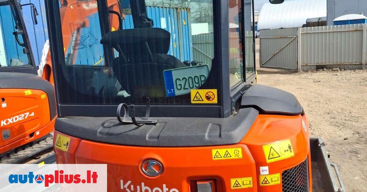 Kubota KX027-4, mini ekskavatoriai 2023 m., | A29764385
