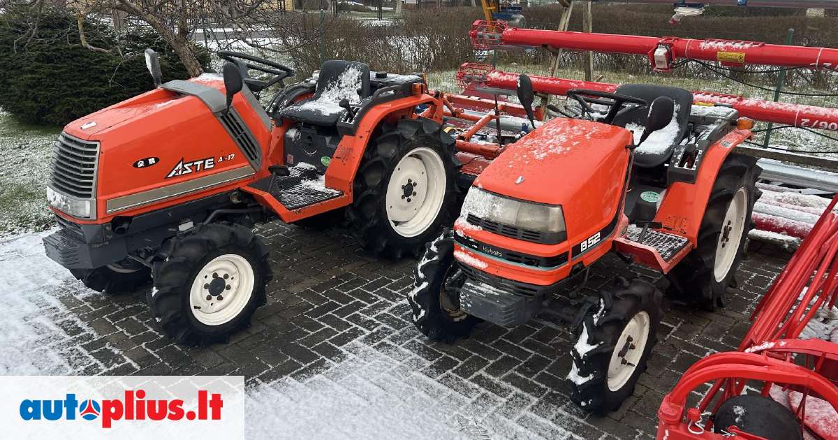 Kubota Aste A17 / B52, traktoriai 1996 m., | A29765165