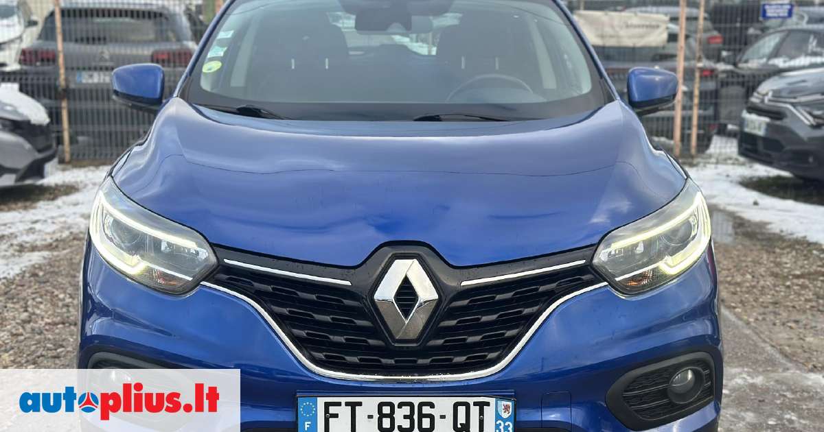 Renault Kadjar, 1.5 l., visureigis / krosoveris 2020-12 m., | A29765609
