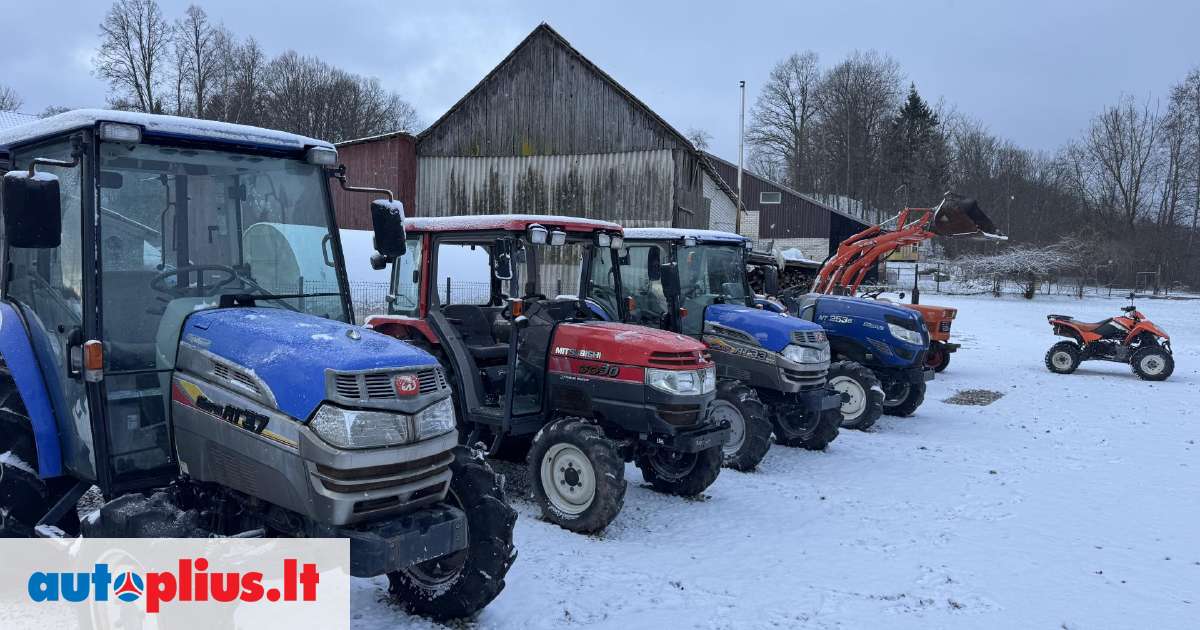 Iseki -Kubota-Mitsubishi-Yanmar, traktoriai | A29768547