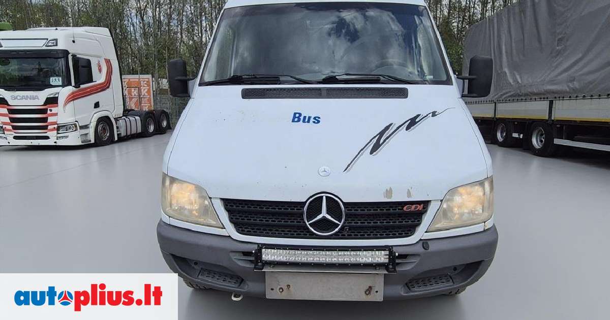 Mercedes-Benz Sprinter 416 VIP AC 17-seater, turistiniai 2004-04 m ...