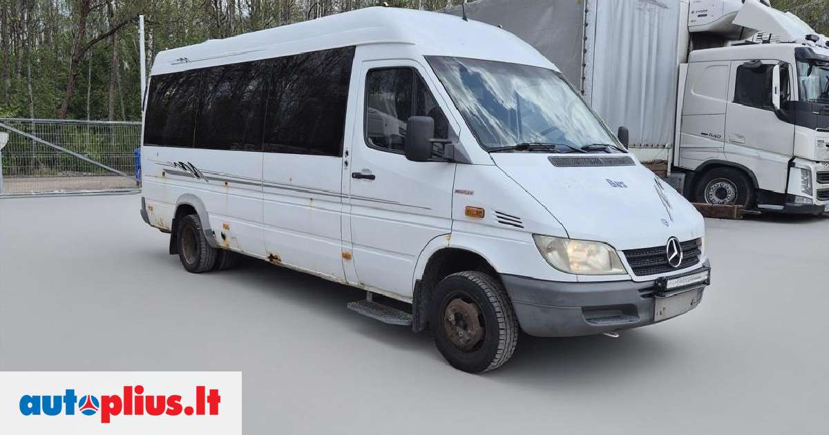 Mercedes-Benz Sprinter 416 VIP AC 17-seater, turistiniai 2004-04 m ...