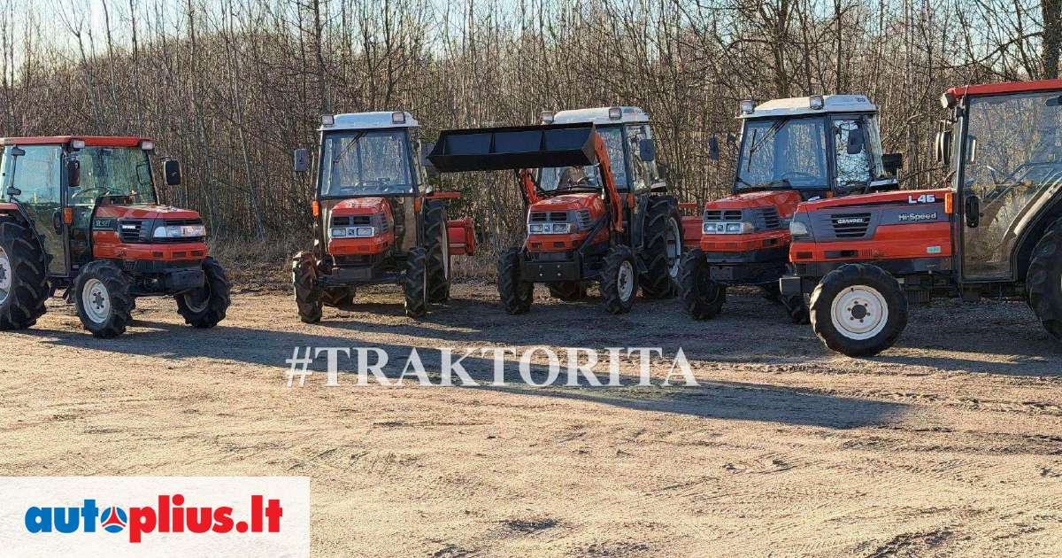 Kubota ŠIANDIEN ATVYKO SIUNTA, traktoriai | A29770733
