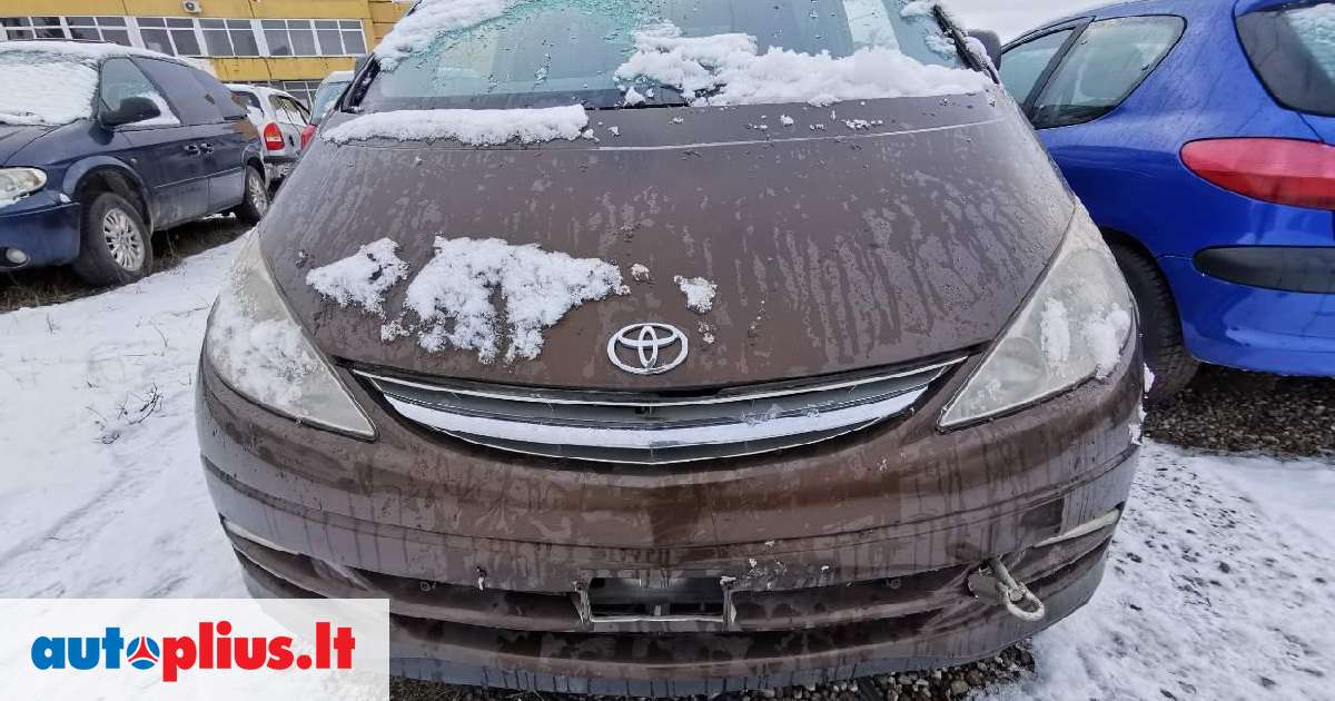 Toyota Previa for parts. Automobilis ardomas dalimis запасные части ...