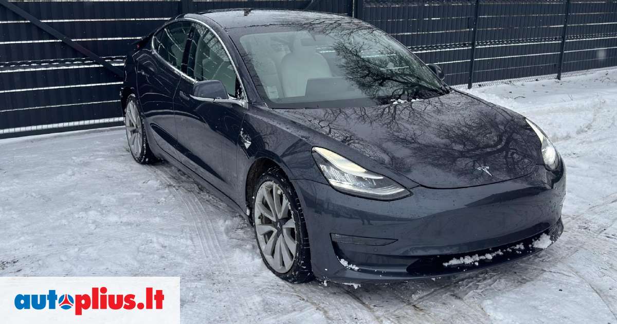 Tesla Model 3, 82 kWh, hečbekas 2019-10 m., | A29784855