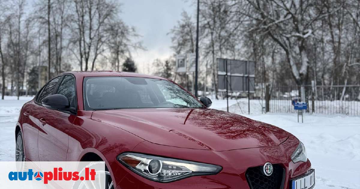 Alfa Romeo Giulia, 2.0 l., sedanas 2017-12 m., | A29787761