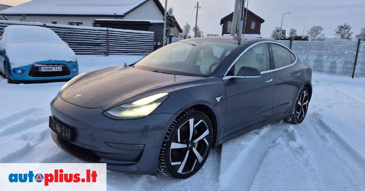 Tesla Model 3, 81 kWh, hečbekas 2019-07 m., | A29794799
