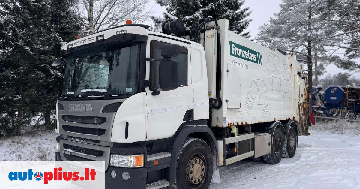 Scania P410, garbage trucks 2017-01 m., | A29796499
