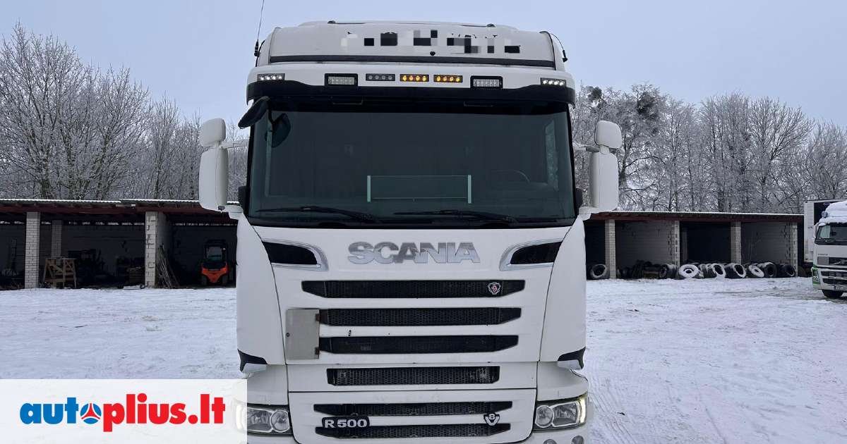 Scania R500, PDE, 6×2, NO retarder, 2 miegamosios vietos 2014-02 m ...
