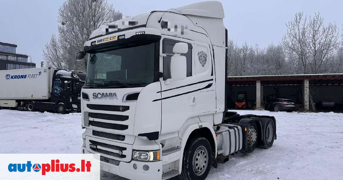 Scania R500, PDE, 6×2, NO retarder, 2 miegamosios vietos 2014-02 m ...