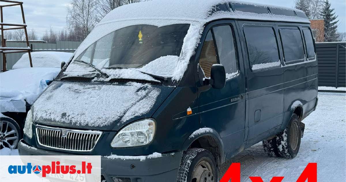GAZ Gazelle, 2.4 l., preču mikroautobuss 2003-08 m., | A29807765