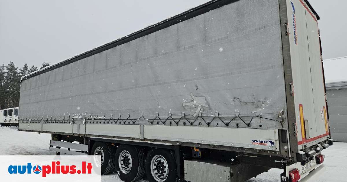 Schmitz SCB*S3T, dropside with tarpaulin 2020-07 m., | A29808353