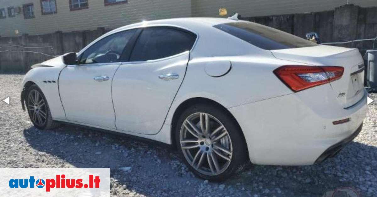 Maserati Ghibli dalimis. Pakeliui i lietuva galima detaliu rezervacija ...