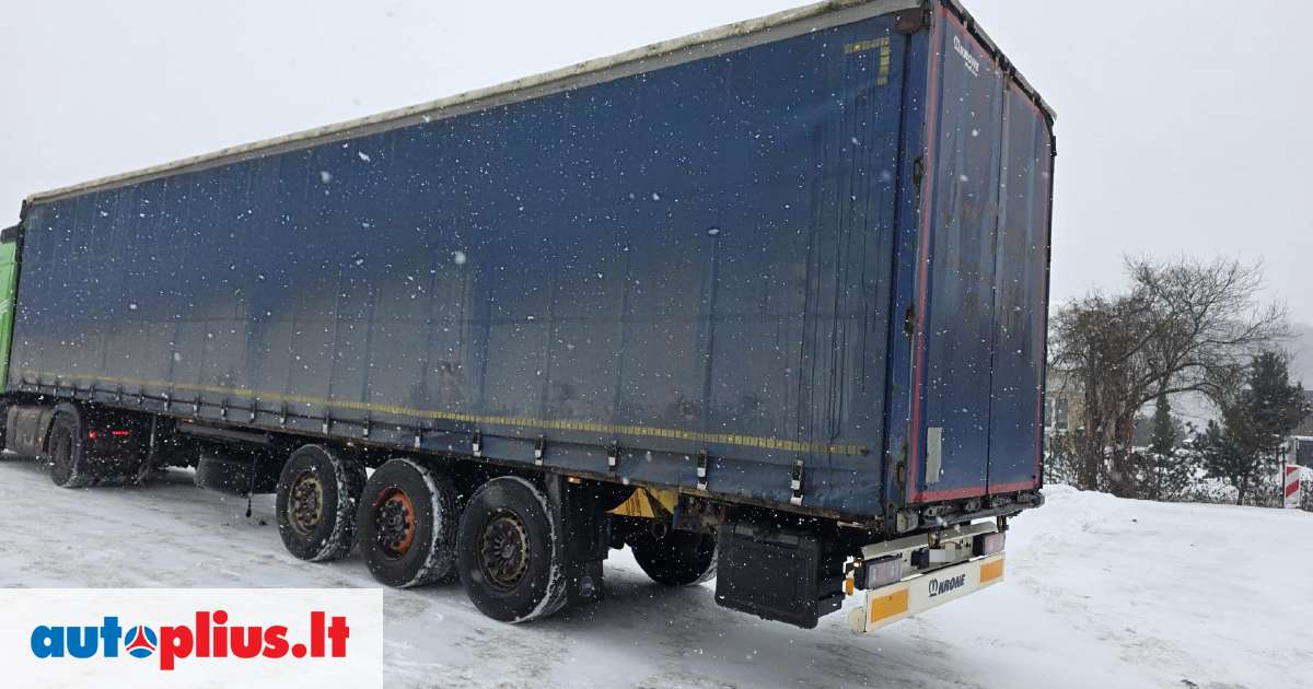 Krone SAF, utka, koniki, curtain / tarpaulin 2014-08 m., | A29811013