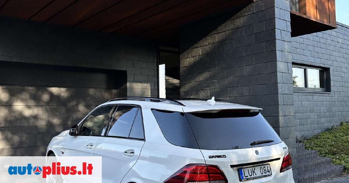 Mercedes-Benz GLE43 AMG, 3.0 l., visureigis / krosoveris 2017-11 m ...