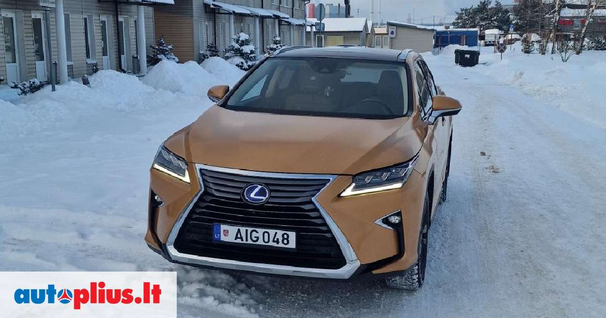 Lexus RX 450h, 3.5 l., visureigis / krosoveris 2016-04 m., | A29818727
