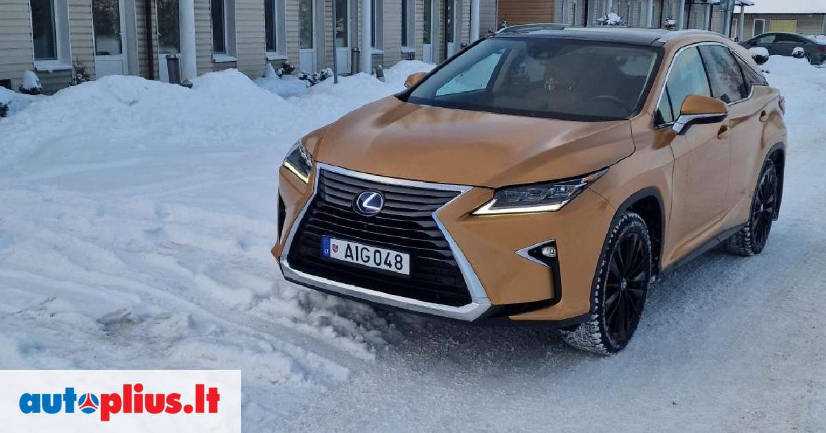 Lexus RX 450h, 3.5 l., visureigis / krosoveris 2016-04 m., | A29818727
