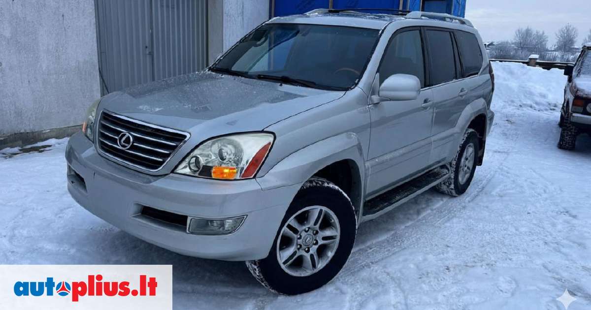 Lexus GX 470, 4.7 l., visureigis / krosoveris 2004-10 m., | A29826640