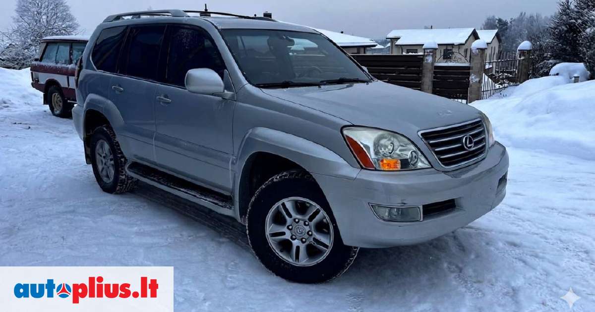 Lexus GX 470, 4.7 l., visureigis / krosoveris 2004-10 m., | A29826640