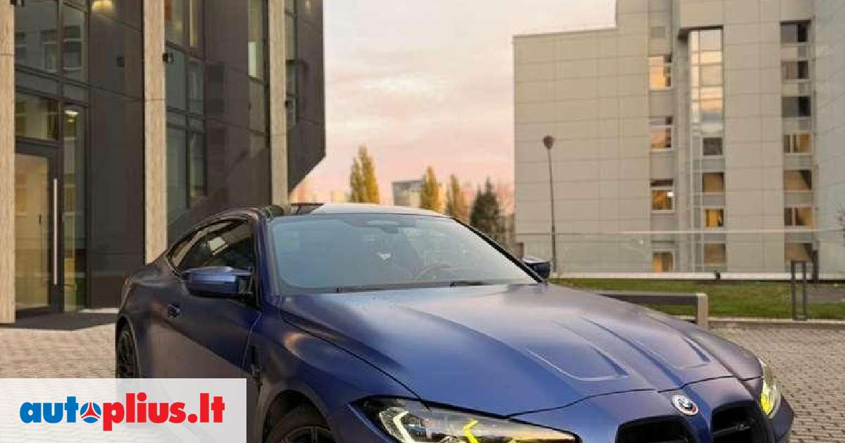 BMW M4, 3.0 l., kupė (coupe) 2022-06 m., | A29826940