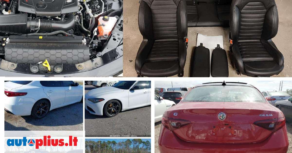 Alfa Romeo Giulia, 206 kw AWD ir RWD + QV, kėbulo dalys 2022-05 m ...