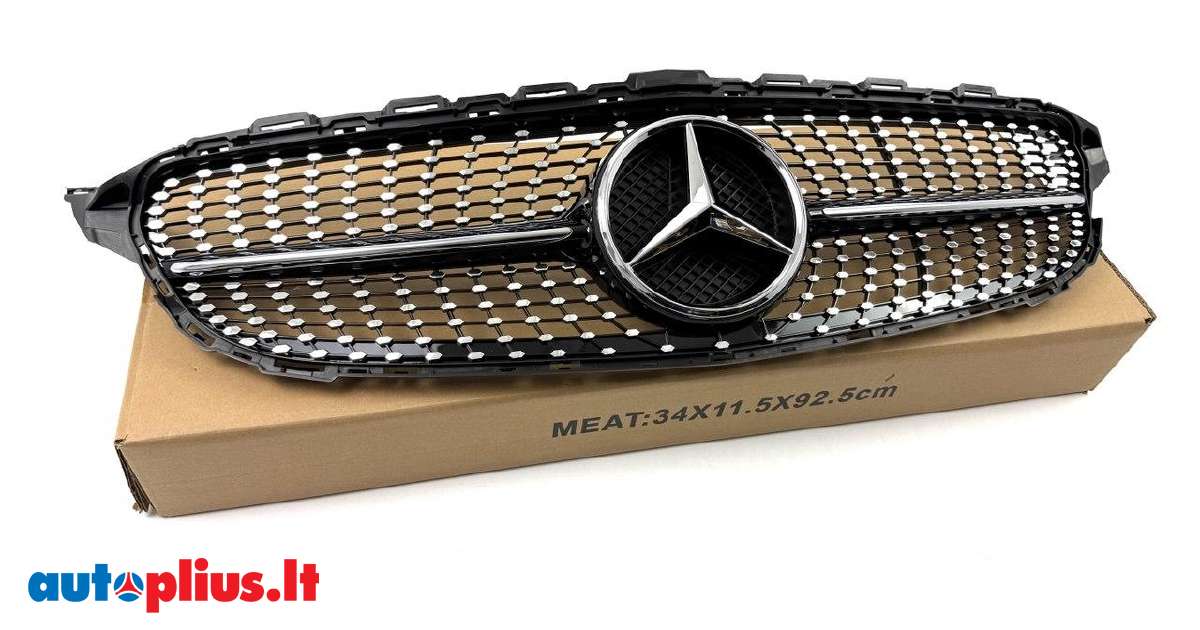 Mercedes-Benz C klasė, AMG DIAMOND GRILLE, Mercedes benz c class w205 ...