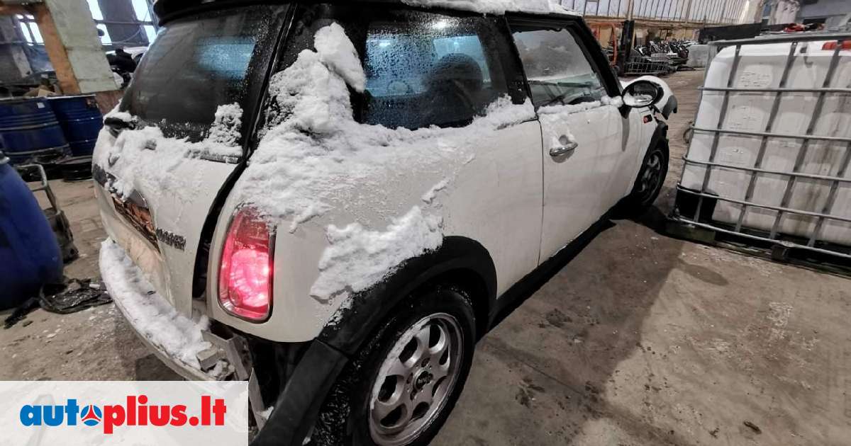 Mini Cooper rezerves daļās. 2026 1 18 pigios dalys utenoje 37068744056 ...