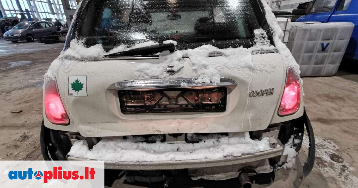 Mini Cooper rezerves daļās. 2026 1 18 pigios dalys utenoje 37068744056 ...