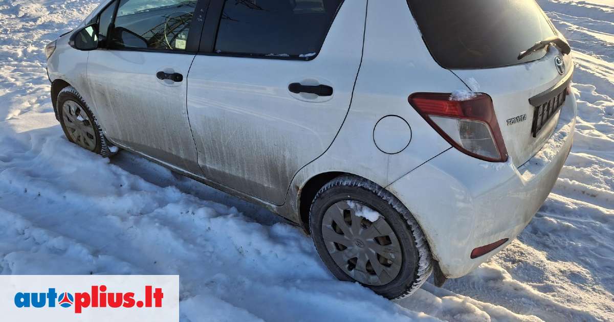 Toyota Yaris Toyota yaris europa dalimis 1 4 dyzelis 66kw mechanika 6 ...