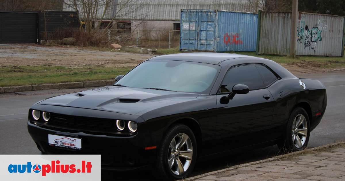 Dodge Challenger, 3.6 l., kupė (coupe) 2017 m., | A29851114