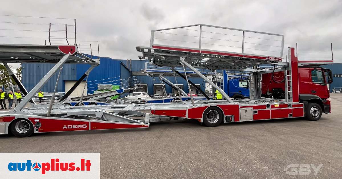 Mercedes-Benz Actros 1843 + Rimo Adero, auto transporters 2025-12 m ...