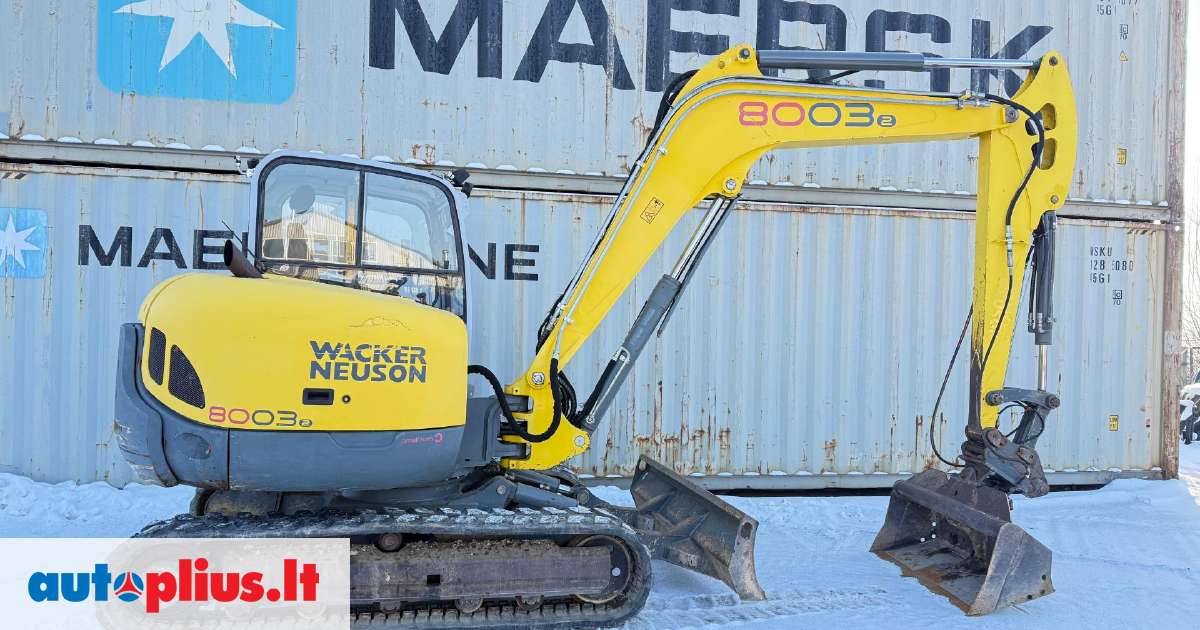 Wacker 8003, excavator 2013 m., | A29871848