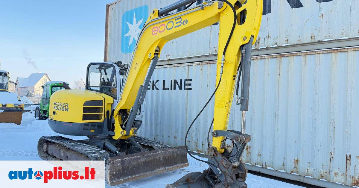 Wacker 8003, excavator 2013 m., | A29871848